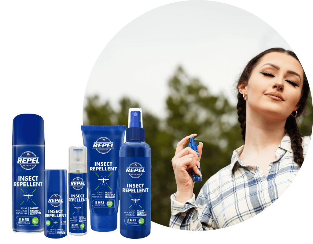 Repel | DEET Free Family Friendly Insect Repellent – 8 Hrs Protection